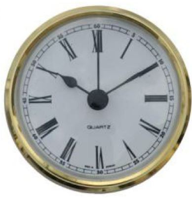 72mm Round Caravan Clock | Winchester Caravans