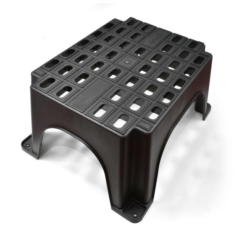 Milenco Single Plastic Step Black | Winchester Caravans